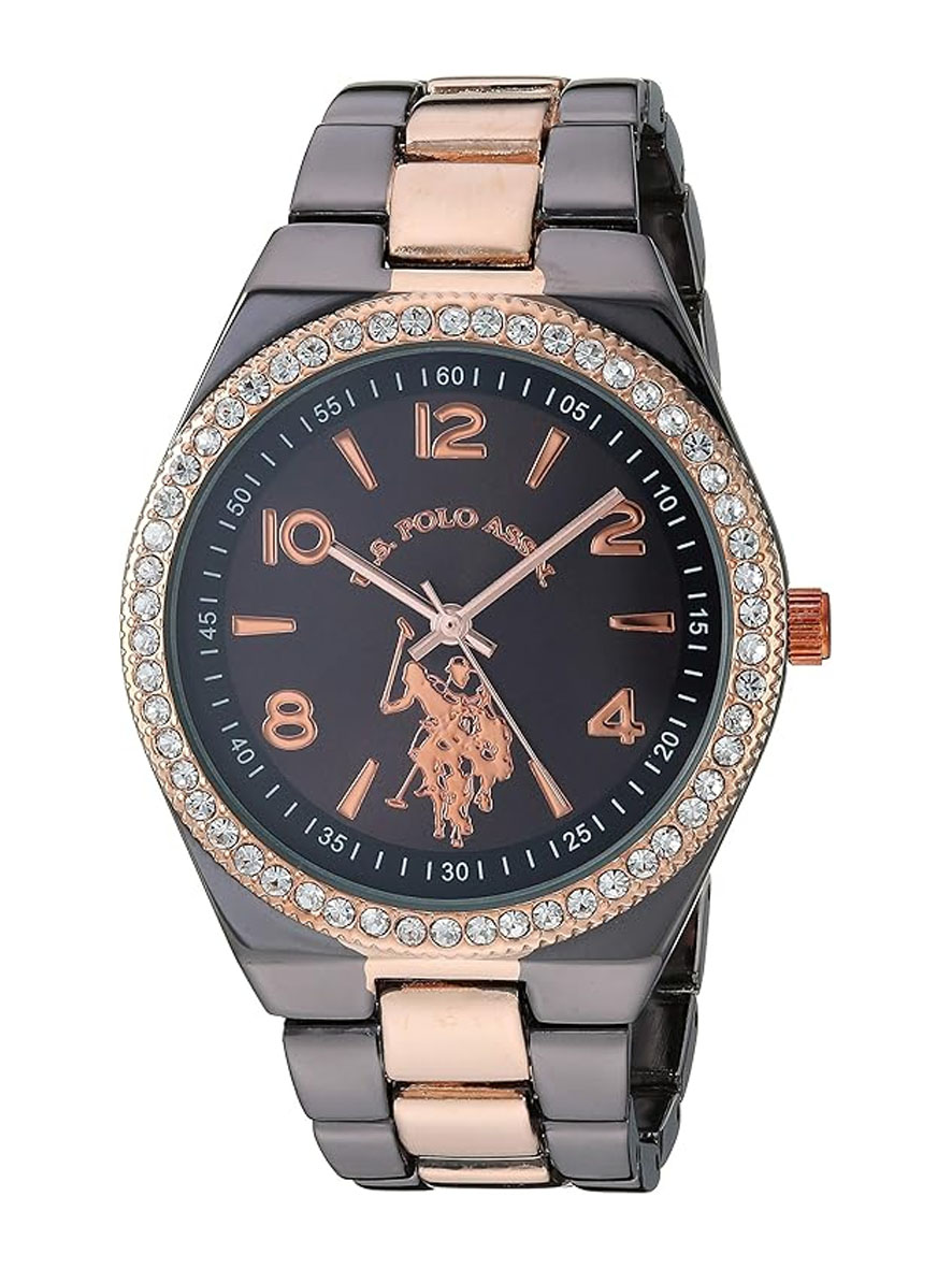 U.S. Polo Assn. Watch Blk Rose - Pazazz | Sale- Free Delivery