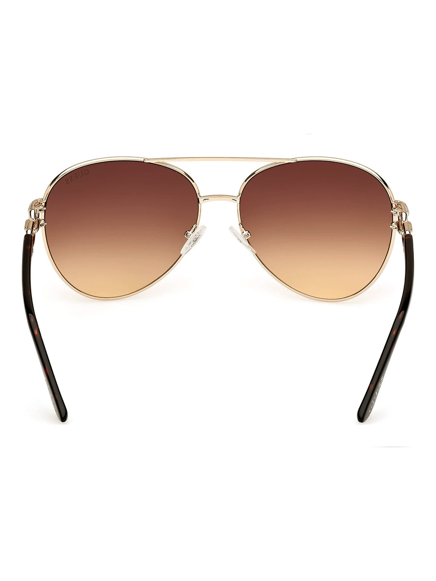 Guess Sunglasses Aviator Gold - Pazazz | Sale- Free Delivery